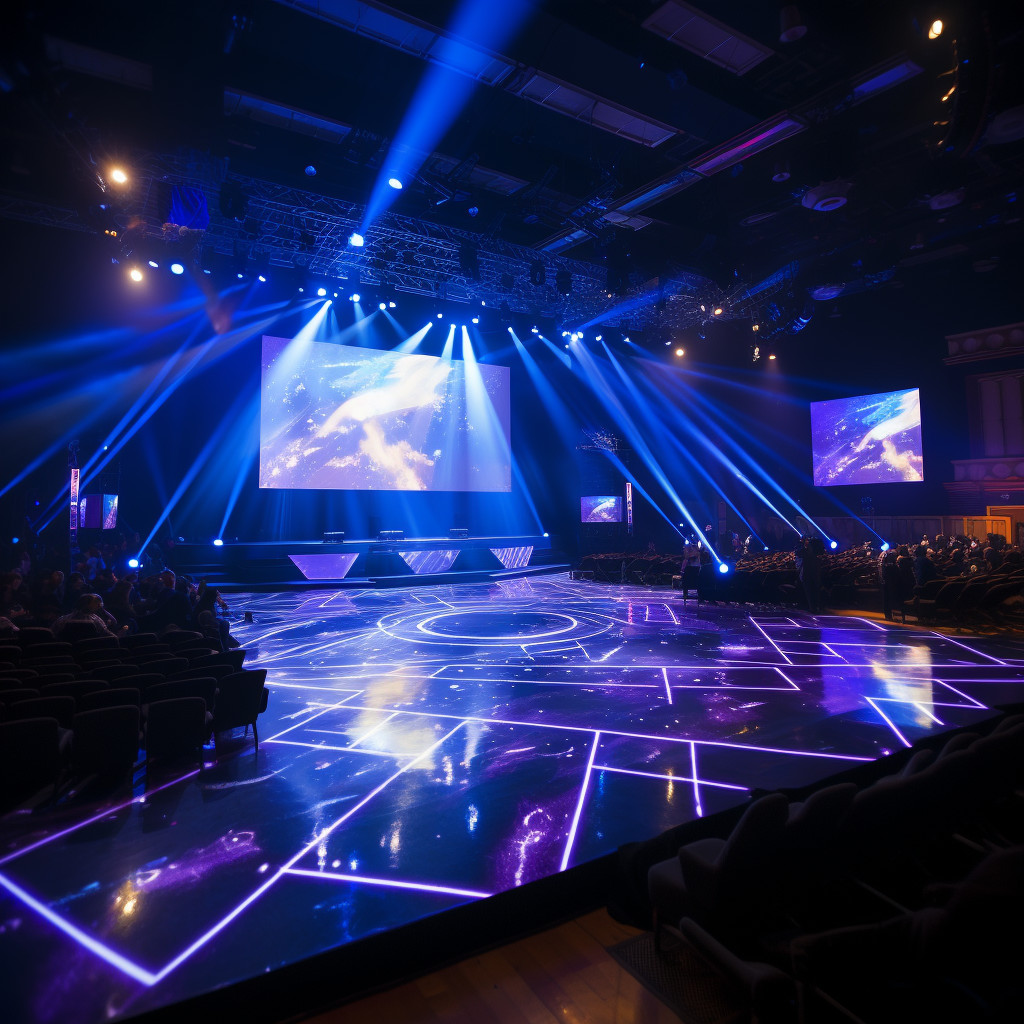 Seamless Full Color Stage LED Screen Rental 5500nit-8500nit Brightness